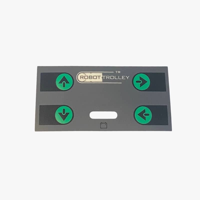 Remote Control Button Sticker – Robot Trolley